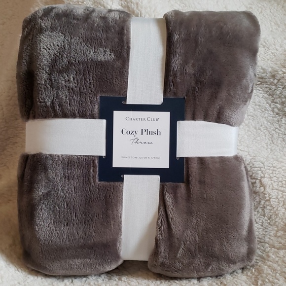 Charter Club | Bedding | Charter Club Cozy Plush Throw | Poshmark